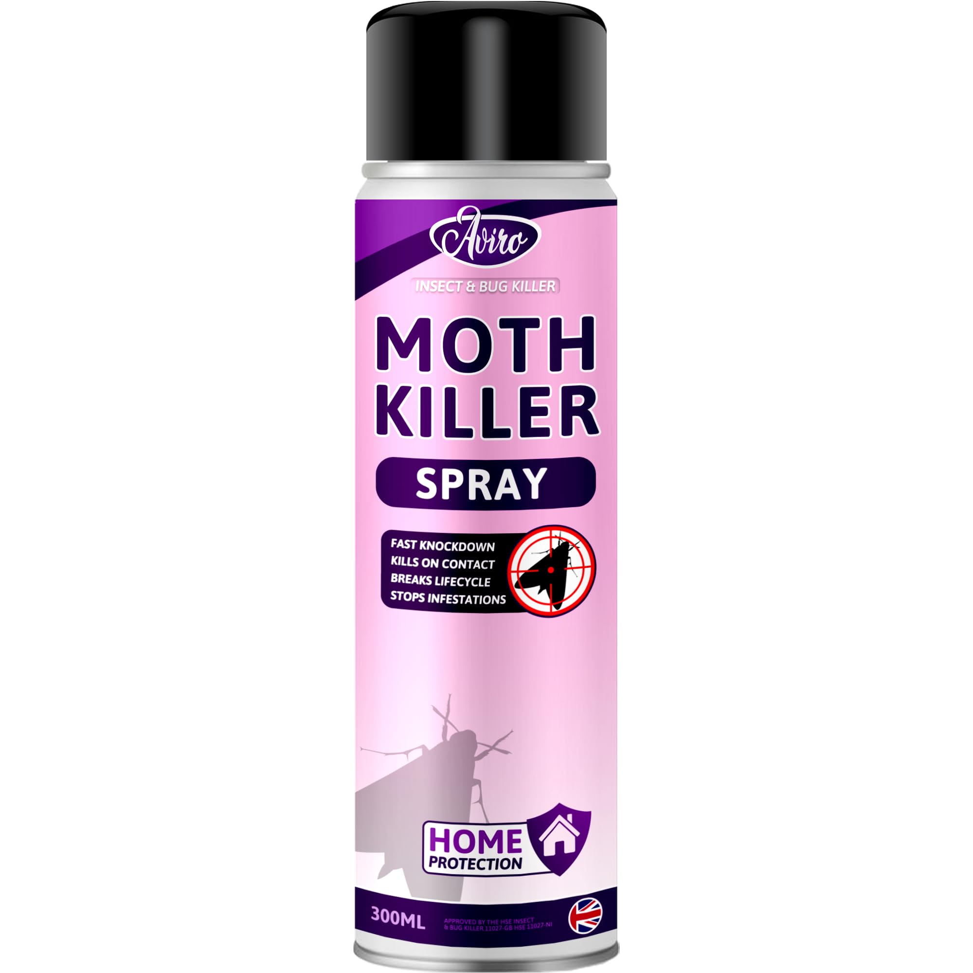 Aviro Moth Killer Spray - Fast Acting Moth Repellent For Wardrobes, Fa ...